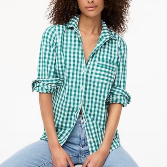 J Crew Gingham Shirt